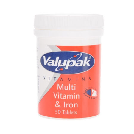 Valupak Multivitamin & Iron 50’s – Country Medical Pharmacy
