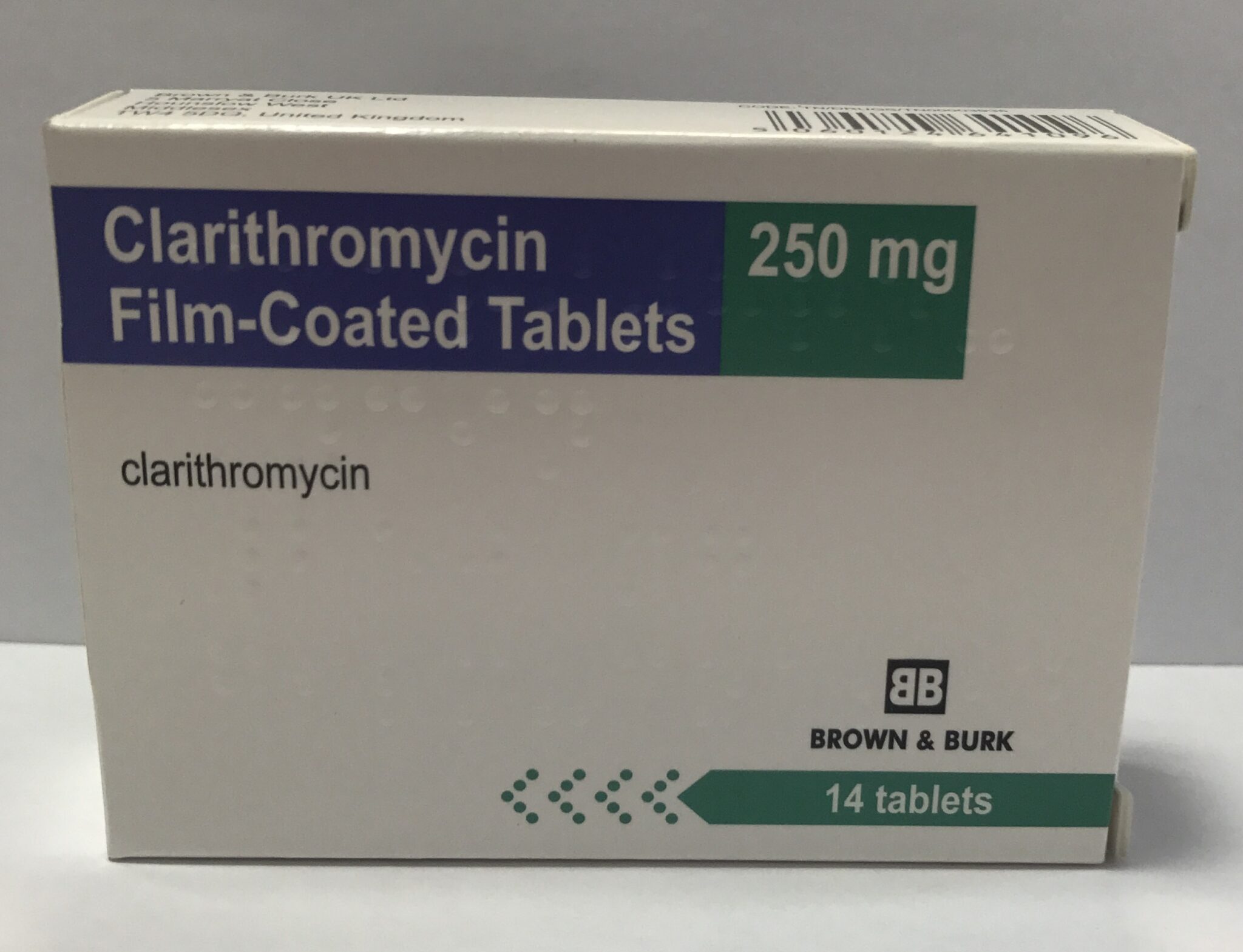 CLARITHROMYCIN TABS 250MG 14′ (ECL) – Country Medical Pharmacy