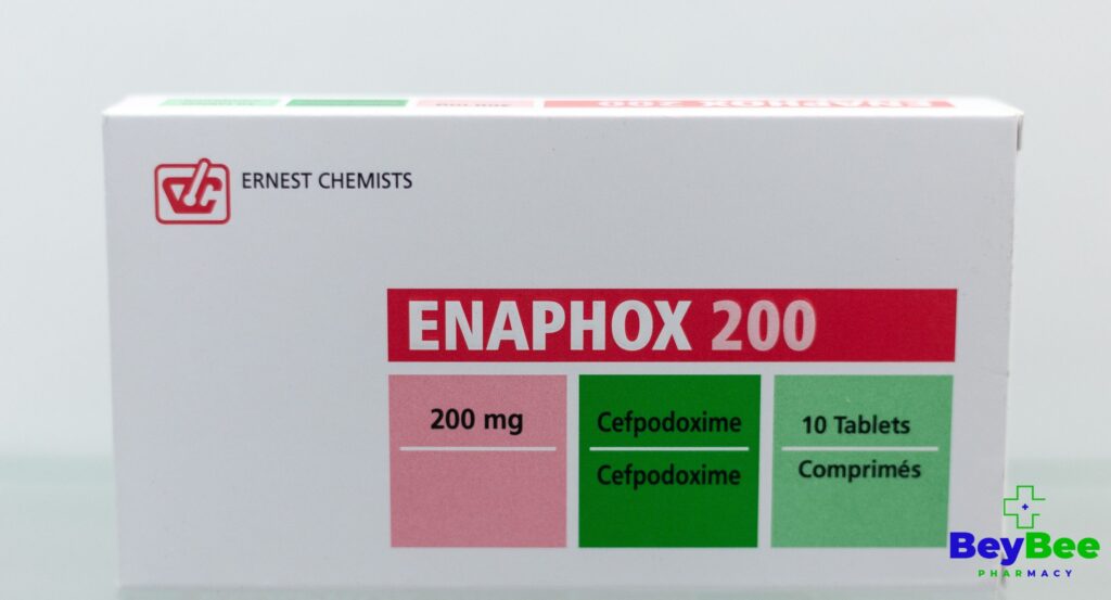 ENAPHOX(CEFPODOXIME) TABS 200MG 10′ – Country Medical Pharmacy