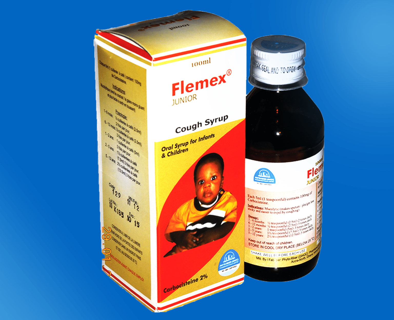 FLEMEX COUGH SYRUP 1 X 100 ML – JUNIOR – Country Medical Pharmacy