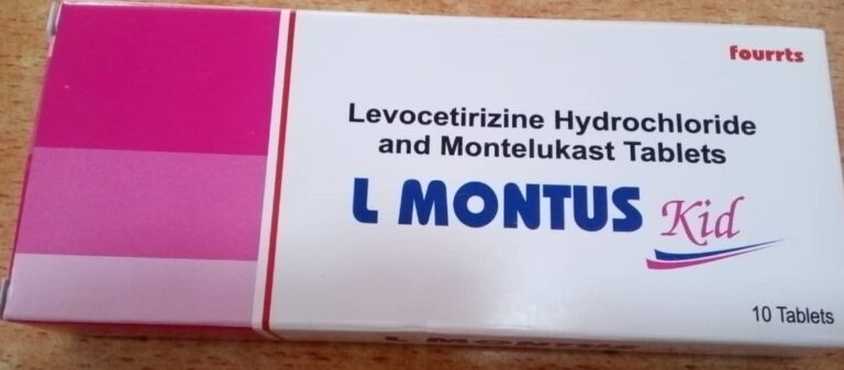 LEVOCETIRIZINE (L-MONTUS) KIDS 2.5MG/4MG TABLET 10’S – Country Medical ...