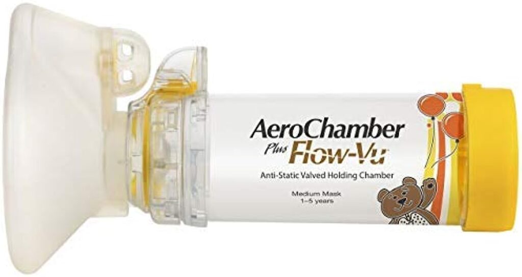 AEROCHAMBER PAEDIATRIC SPACER (YELLOW) – Country Medical Pharmacy