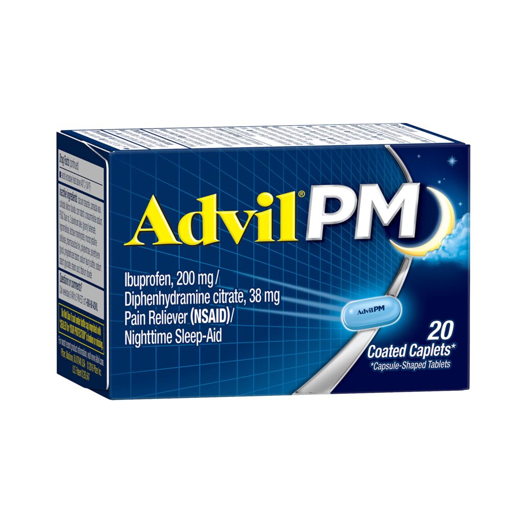 ADVIL PM (IBUPROFEN/DIPHENHYDRAMINE) CAPS 20S – Country Medical Pharmacy