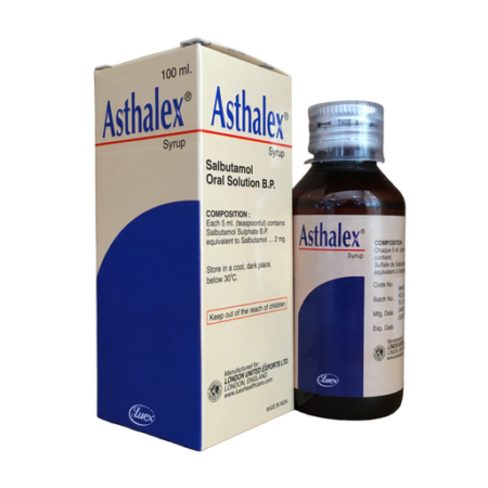 ASTHALEX (SALBUTAMOL) SYRUP 100ML LUEX – Country Medical Pharmacy