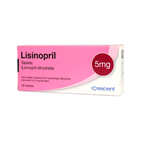 LISINOPRIL 5MG TABS 28’S CRESCENT – Country Medical Pharmacy