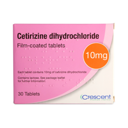CETIRIZINE TABLETS 10MG 30’S CRESCENT – Country Medical Pharmacy
