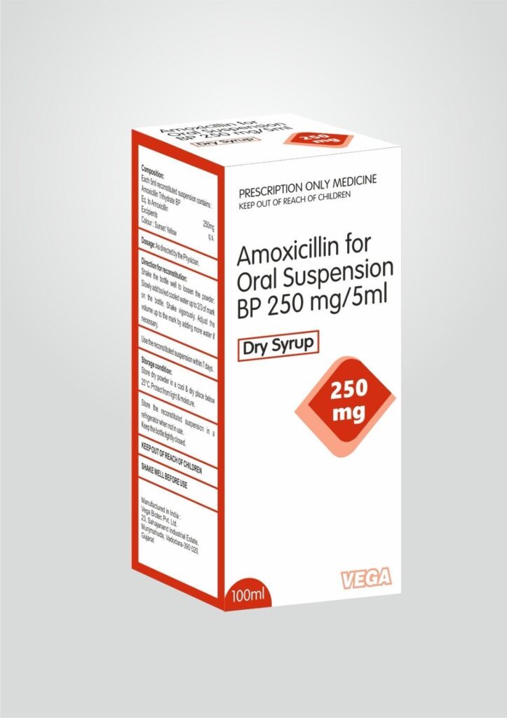 AMOXICILLIN ORAL SUSP 250MG/5ML VEGA – Country Medical Pharmacy